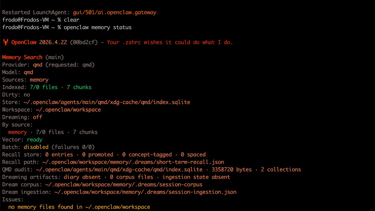 Configuring OpenClaw for Persistent Memory with QMD and Obsidian