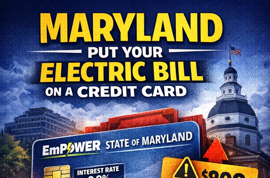 Maryland Put Your Electric Bill on a Credit Card And You’re Paying the ...