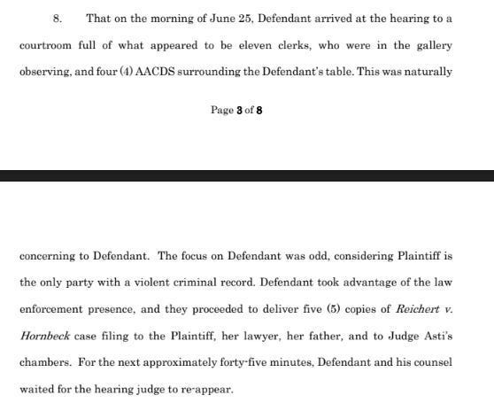 Maryland court demands Jeff Reichert's personal appearance