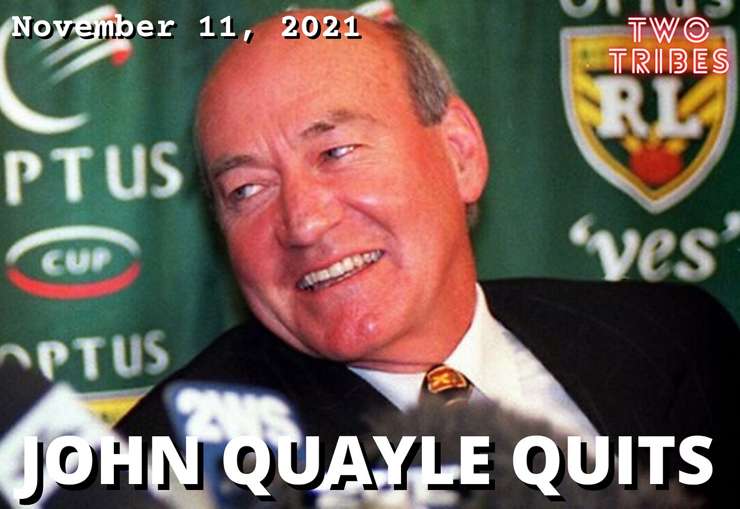 November 11, 1996: John Quayle quits - by Steve Mascord