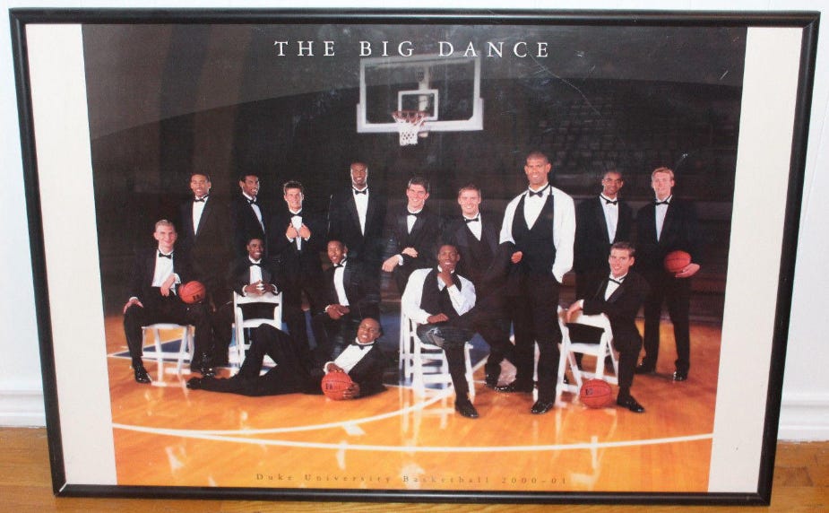 2001 Duke Basketball - by Raiford Gainey