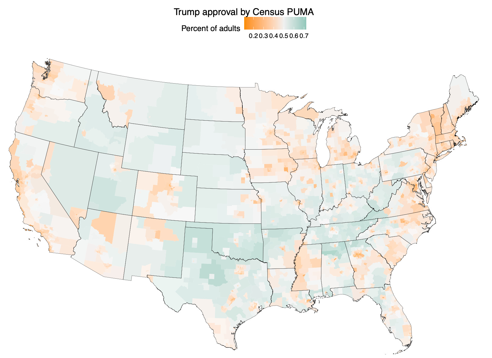 What voters in every state think about Trump and prices
