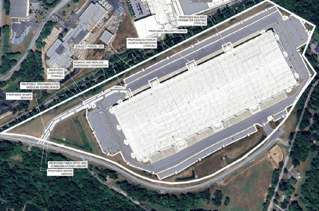 Over 10,000 immigrants could be held in ICE facility near Hagerstown