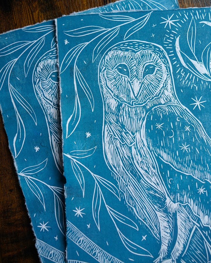 Art Lesson: Printmaking 101 // The Linocut