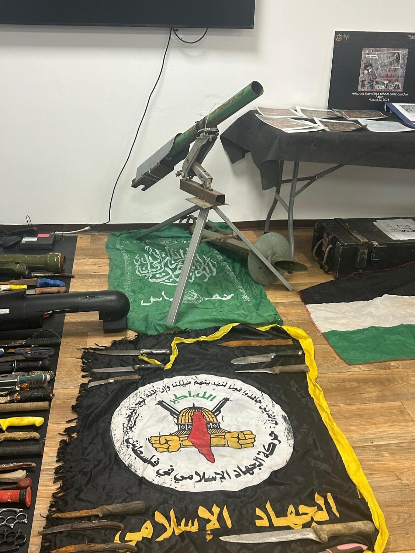 Massive arsenal: IDF displays captured terrorist weaponry