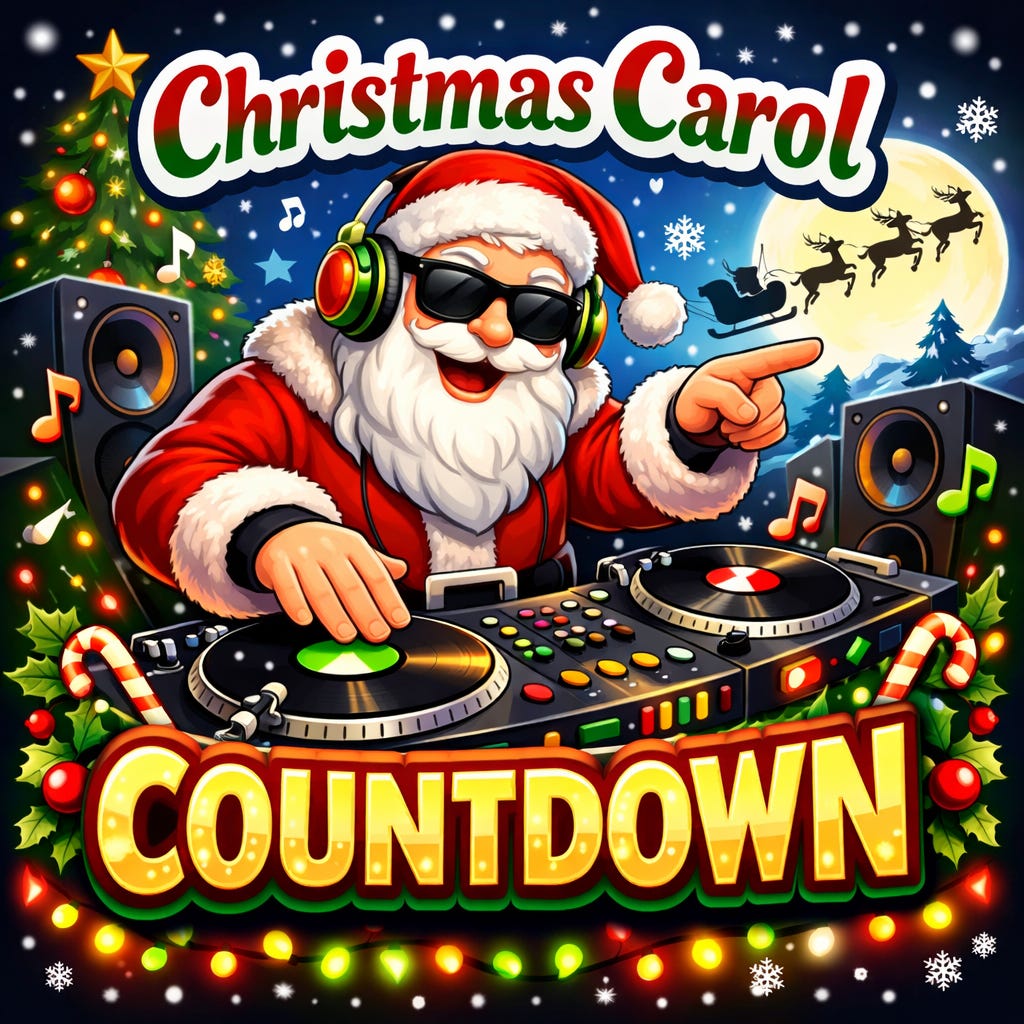 Christmas Carol countdown - by David Thornton