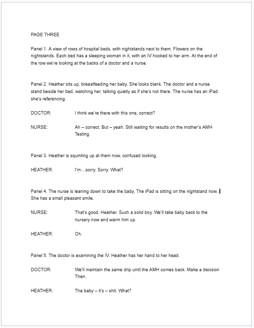 How to Format a Comic Book Script... - by B. Clay Moore