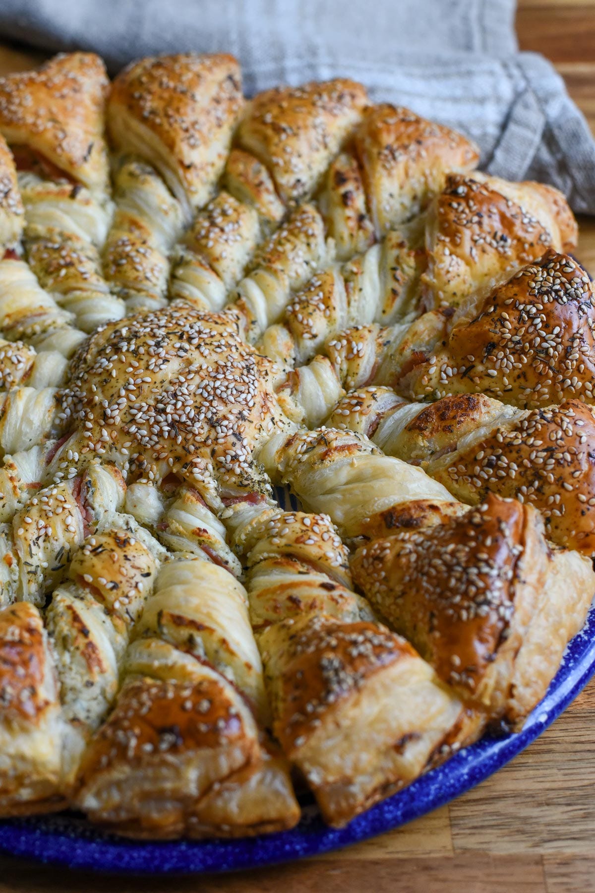 Ham & Cheese Sun Tart (Tarte Soleil) - by Audrey Le Goff