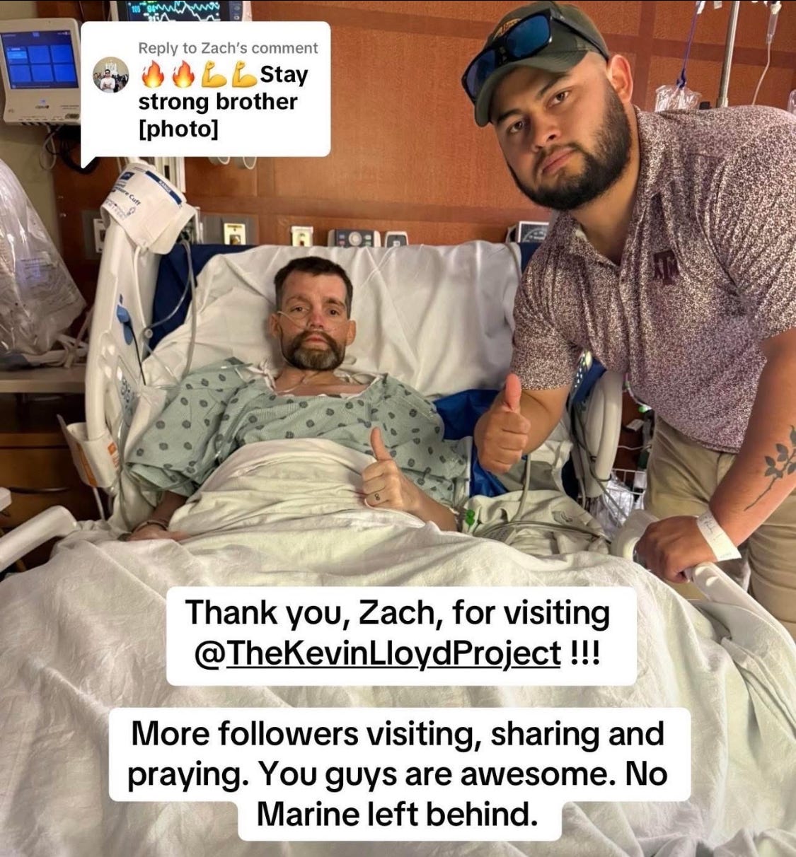 NO SOLDIER LEFT BEHIND: Sgt. Kevin Lee Lloyd Gets Visitors, Moves to ...