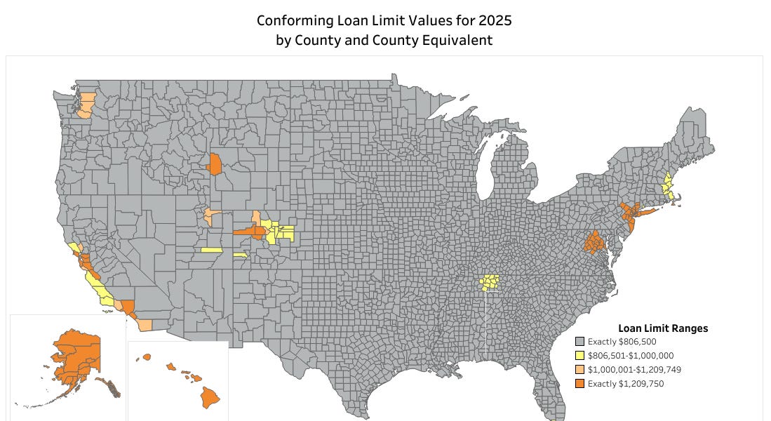 How Much will the Fannie & Freddie Conforming Loan Limit Change for 2026?
