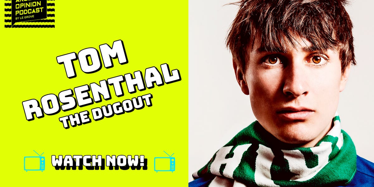 THE DUGOUT | JACOB MEETS ACTOR-COMEDIAN TOM ROSENTHAL (EARLY BIRD)