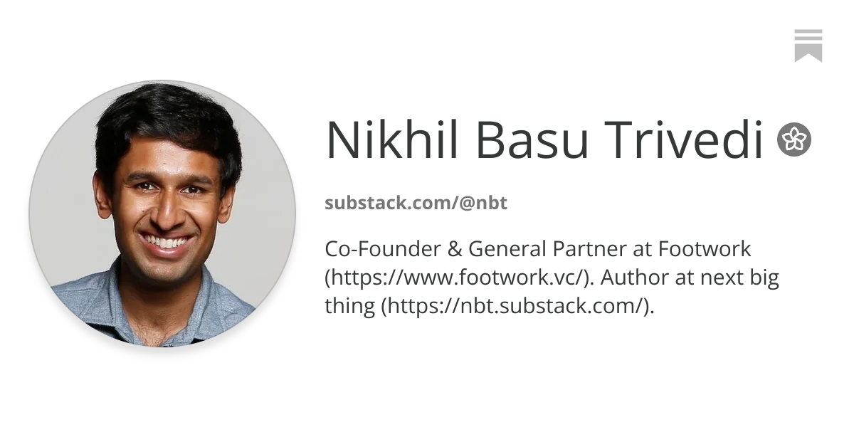 Nikhil Basu Trivedi | Substack