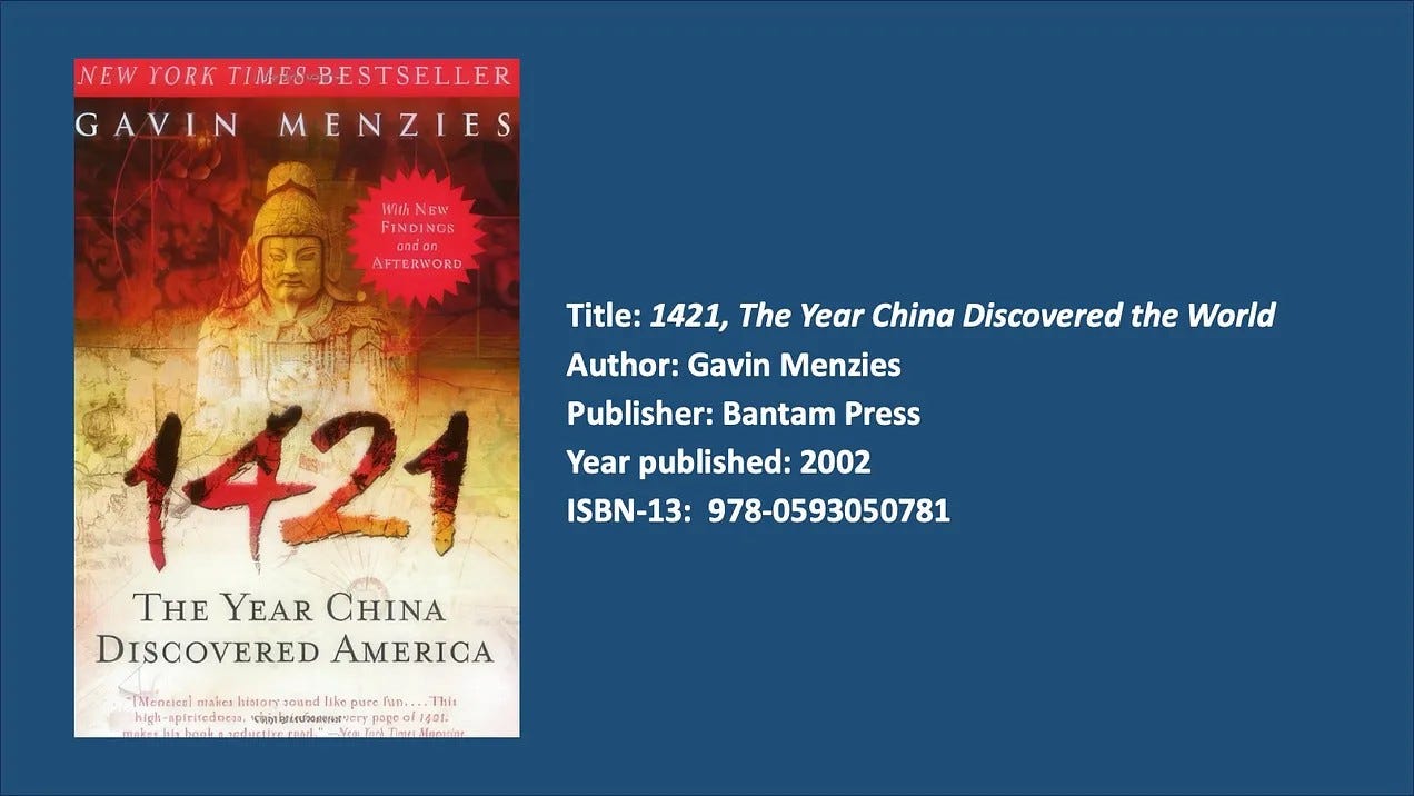 1421: The year China discovered the world
