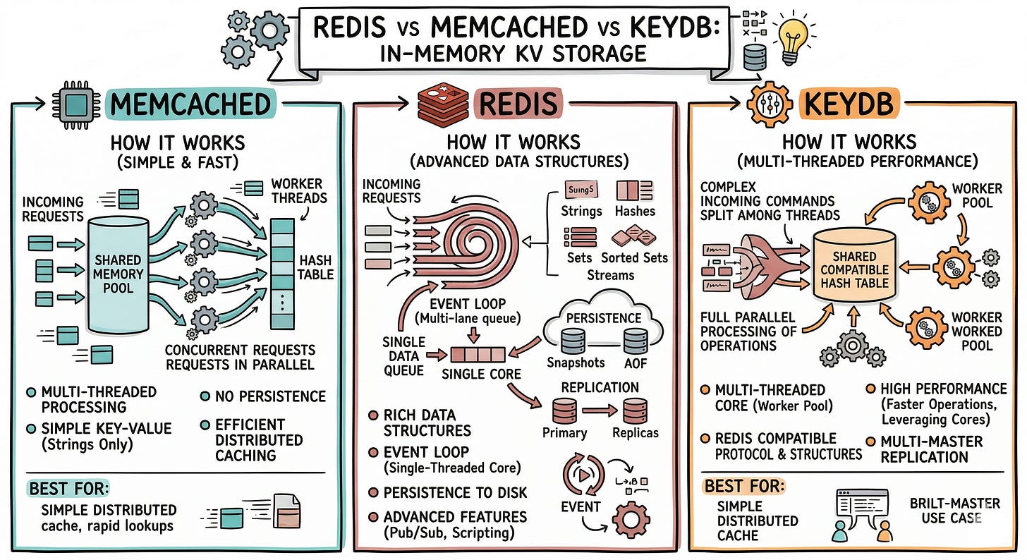 The 3 Caching Tools That Power Modern Backend Systems (Redis, Memcached ...