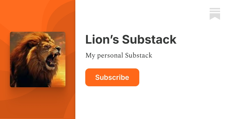 Lion’s Substack | Lion of Wall Street. | Substack