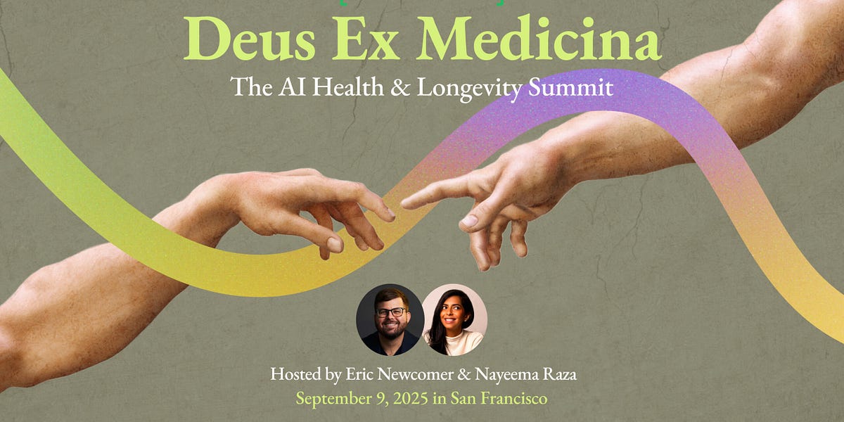 Announcing Deus Ex Medicina, Newcomer's AI Health & Longevity Summit