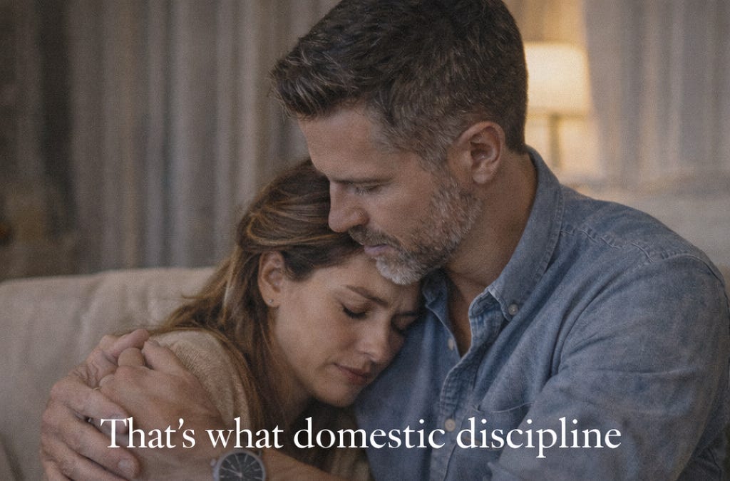 That's what domestic discipline offers - by Dominic Masters