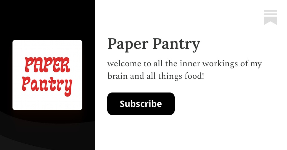 Paper Pantry | Substack