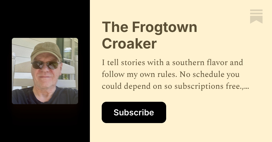OLD SPECK - by Walker Bramblett - The Frogtown Croaker