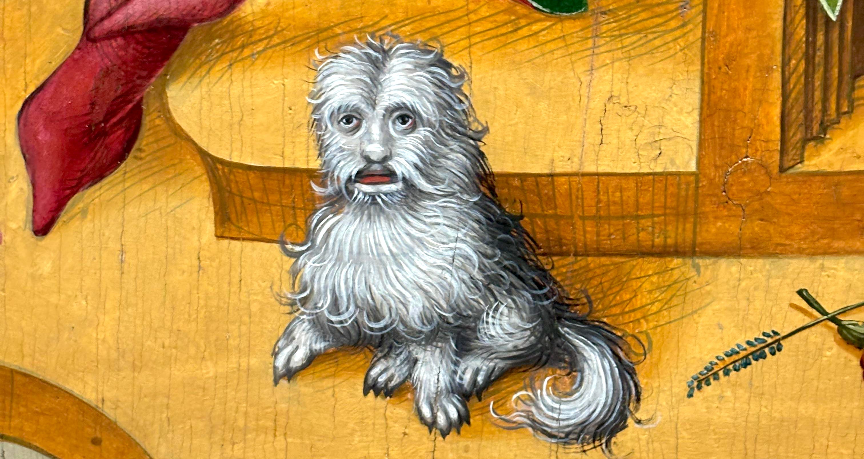 Why did medieval people draw such weird-looking dogs?