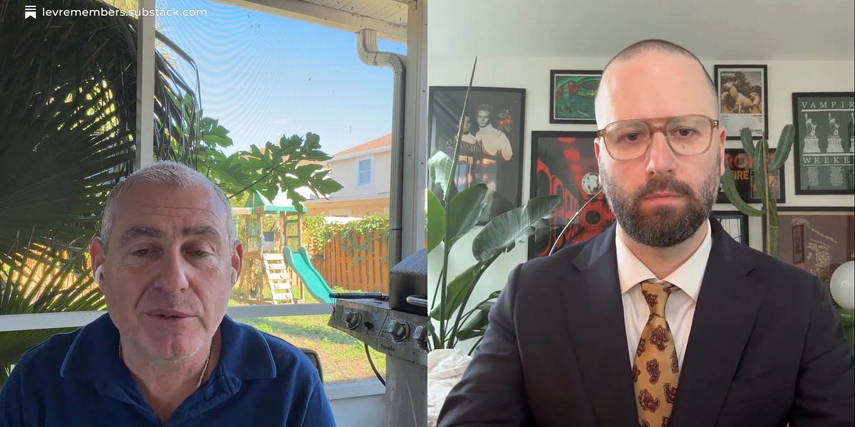 Special LevRemembers Live with Arick Fudali who represents several ...