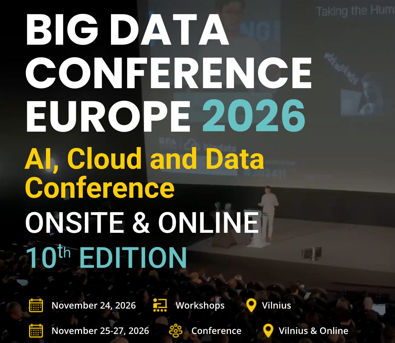 The Biggest Data, Analytics, and AI Conferences of 2026