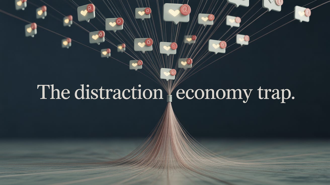 The Distraction Economy Trap: Why You Can’t Stay Consistent in a World ...