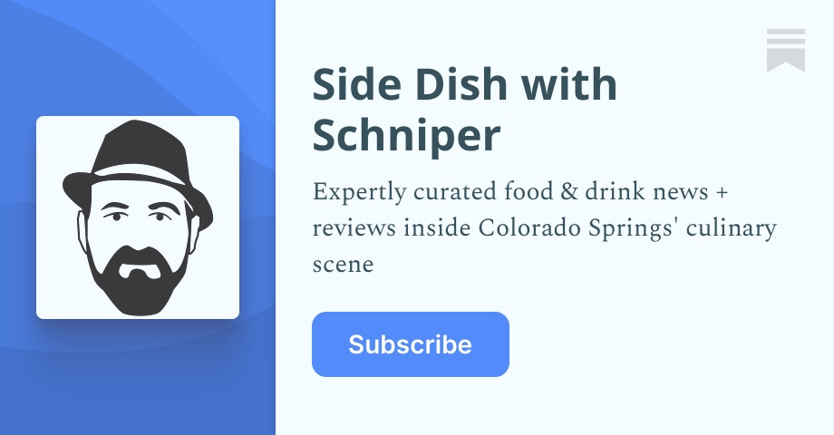 Side Dish with Schniper | Matthew Schniper | Substack