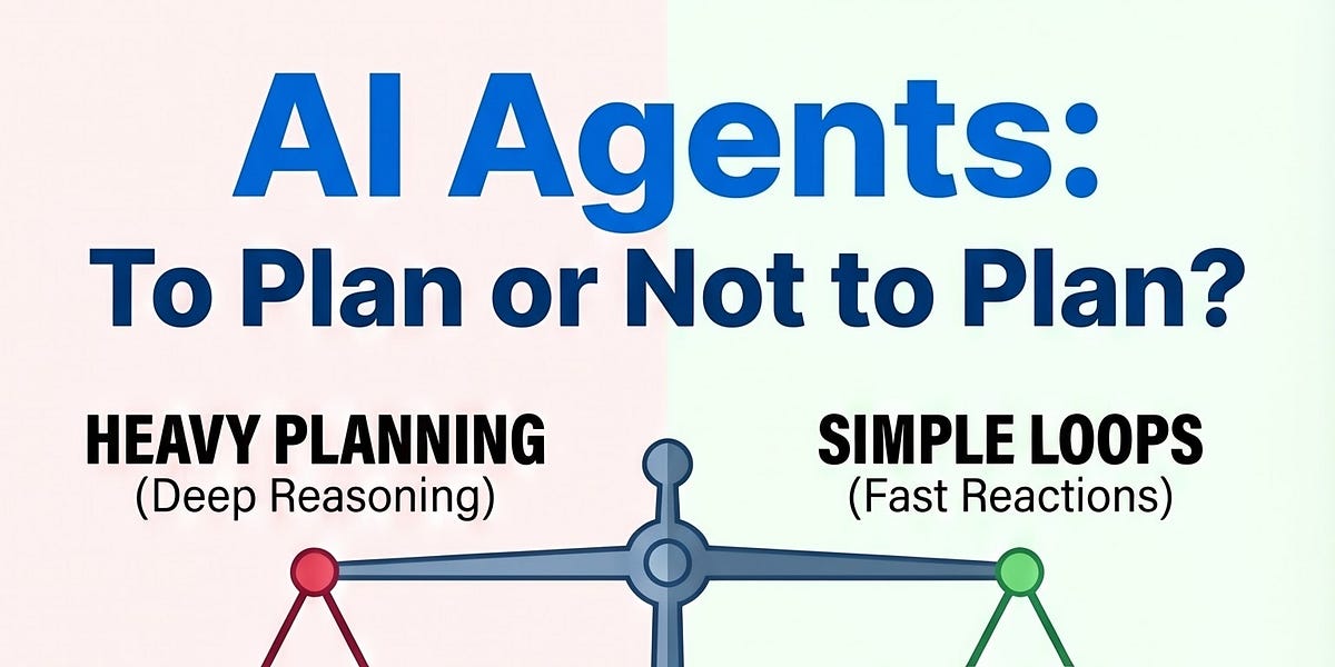 AI Agents: To Plan or Not to Plan? - by Micheal Lanham