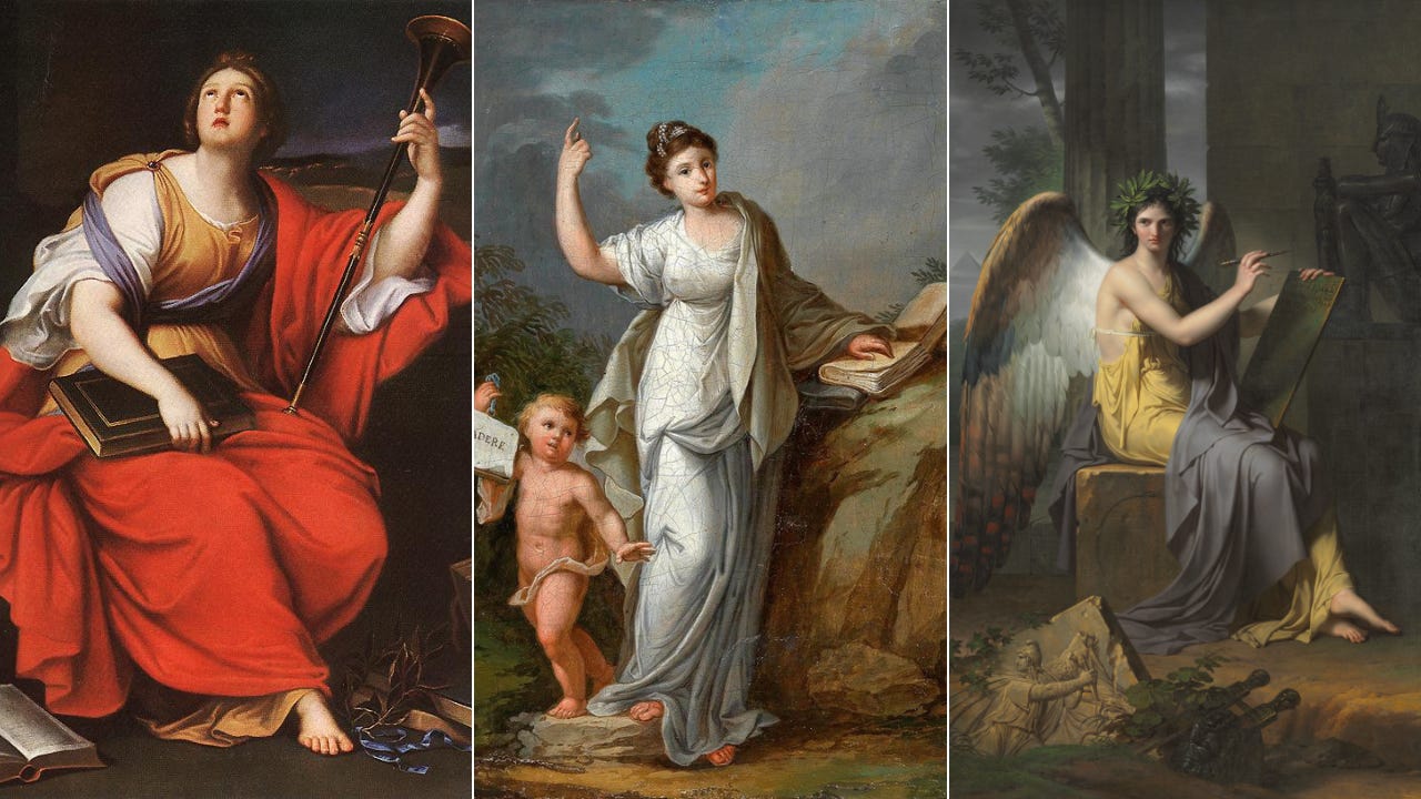 The Muses - by nadia g - rest in the muse