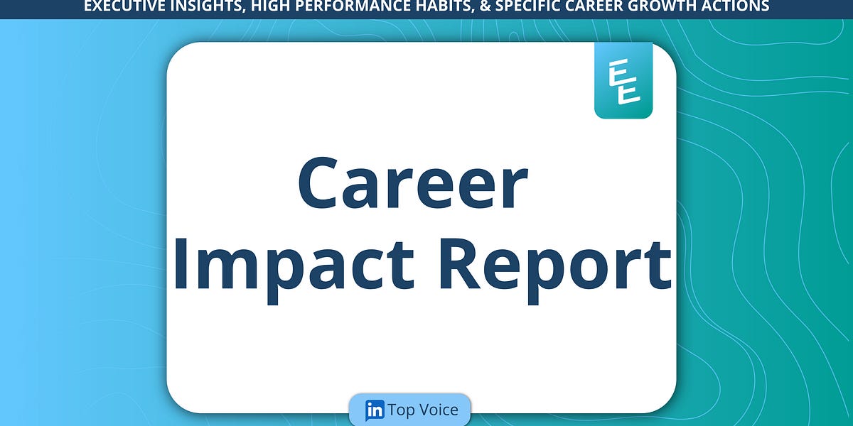 Career Impact Results - by Ethan Evans and Jason P. Yoong