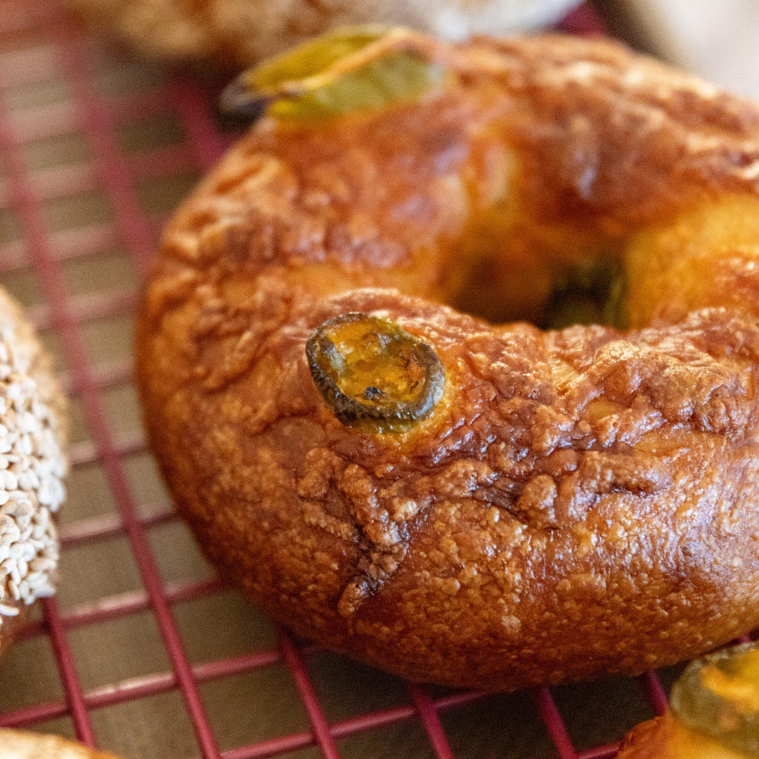 Desi Bakes Book Tour and NY-Style Garlic Achar Bagels