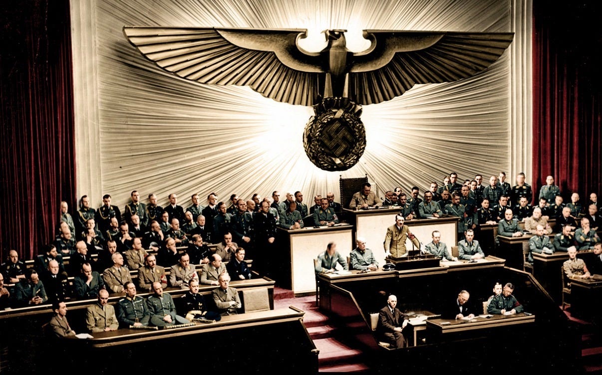 …the forces endeavoring to enslave the entire world…”
