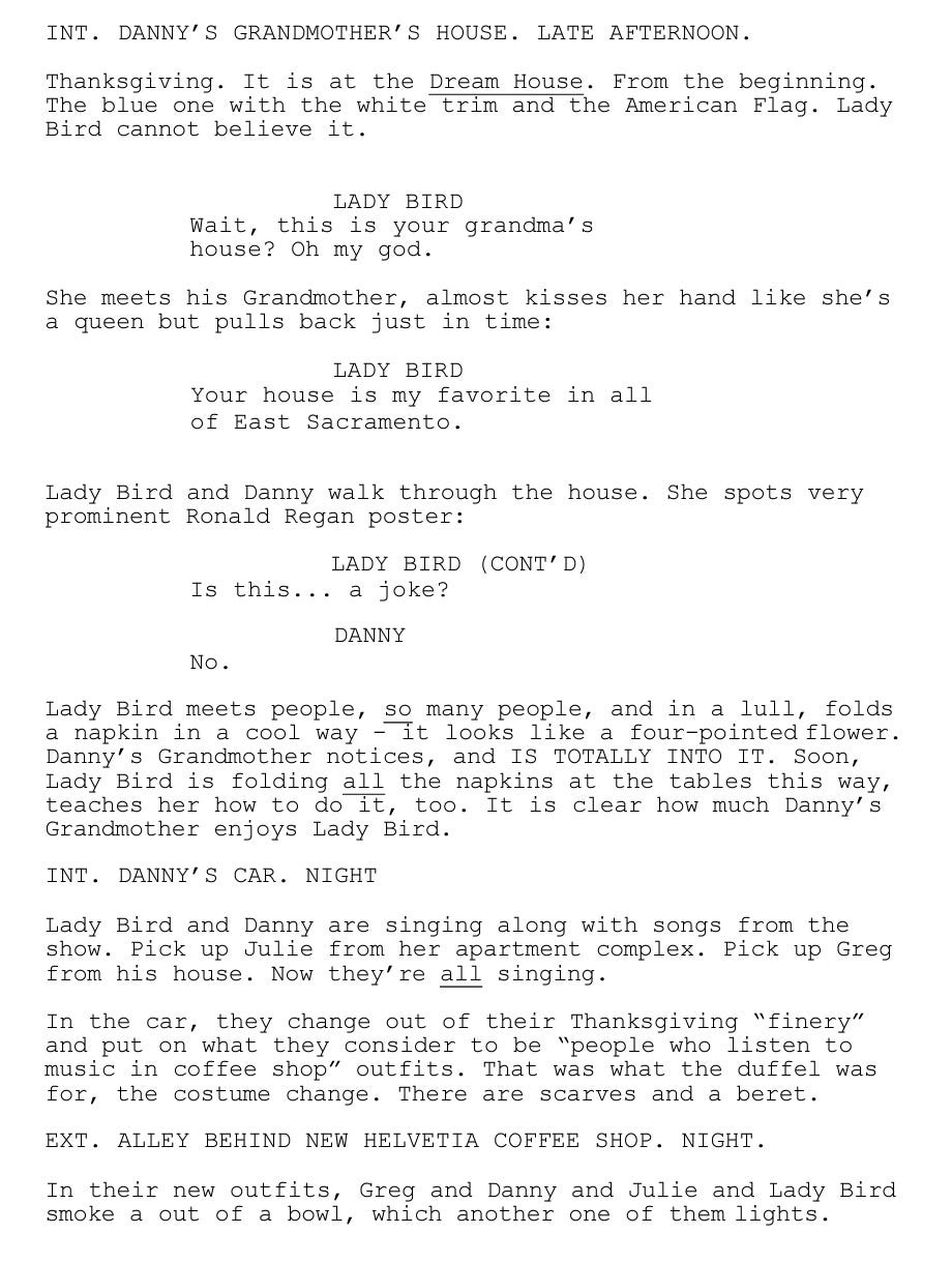 Lady Bird (2017) Script Review | #16 WGA 101 Greatest Scripts of the ...