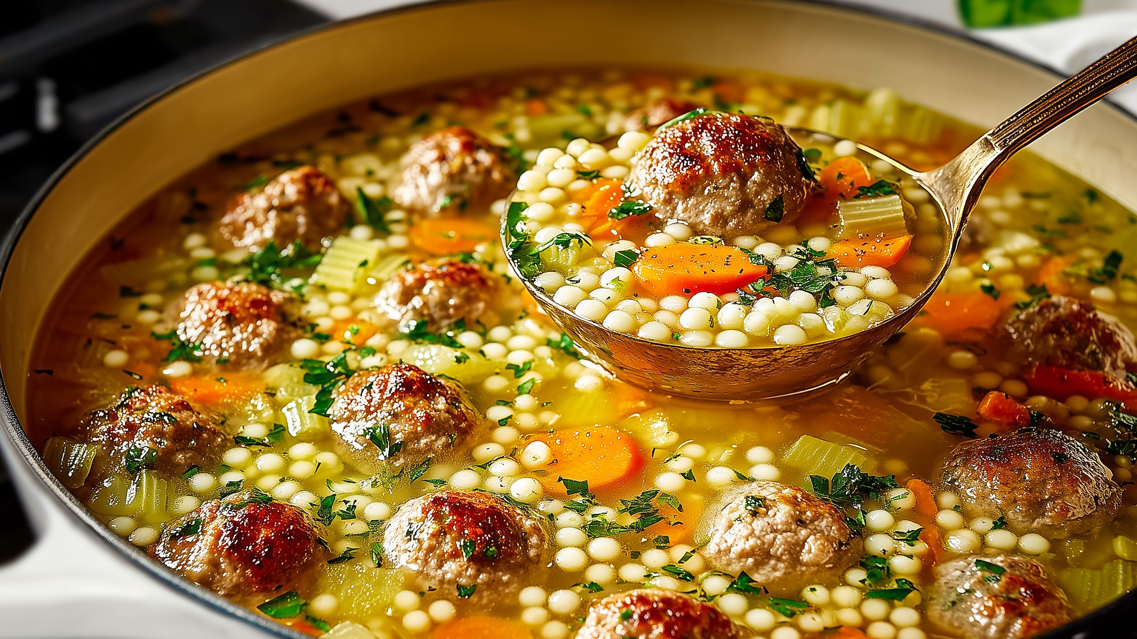 Easy Italian Wedding Soup with Meatballs | Classic Comfort Food Recipe