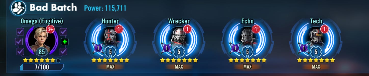 Conquest Feats and Team Building: SM-33