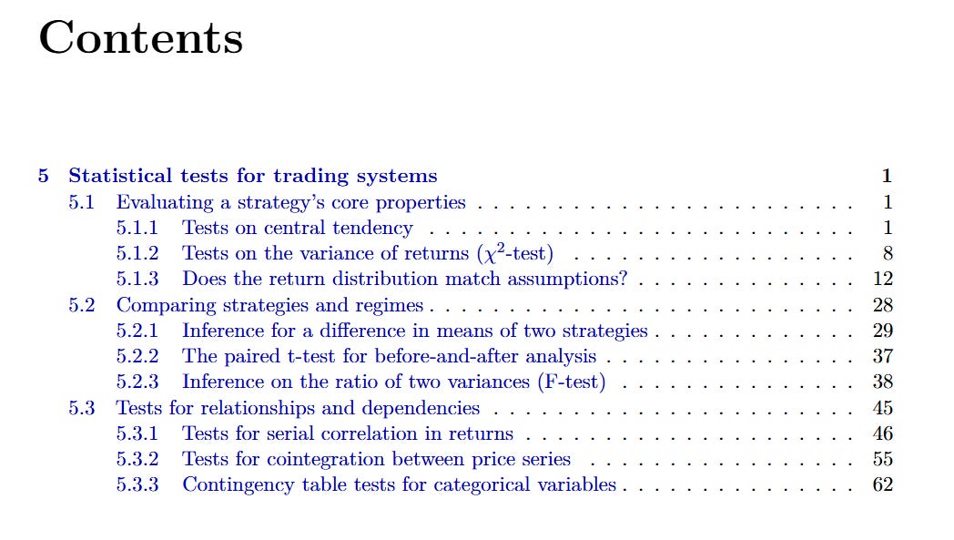 [Quant Lecture] Statistical test for trading systems