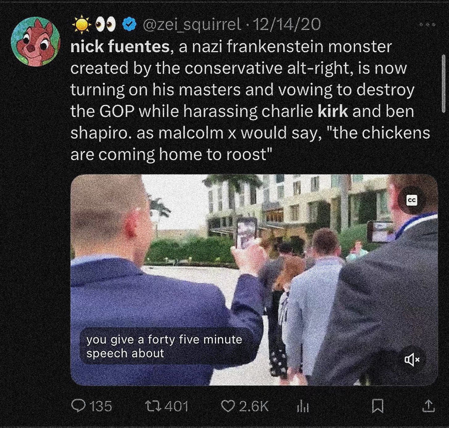 A Casualty of the Groyper War - by Erik Veland