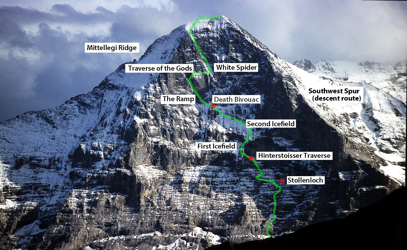 A short history of dying on the Eiger - by Ronald Turnbull