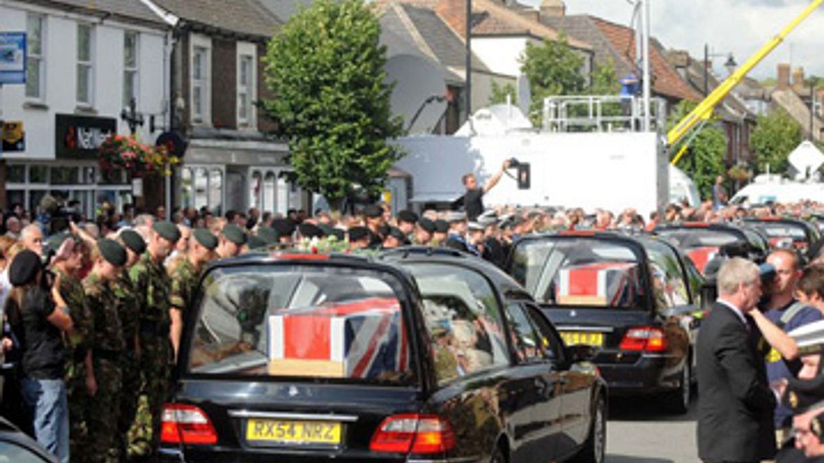 "Stayed a little back" Britain. Afghan. Trump. Mouth. Sock.