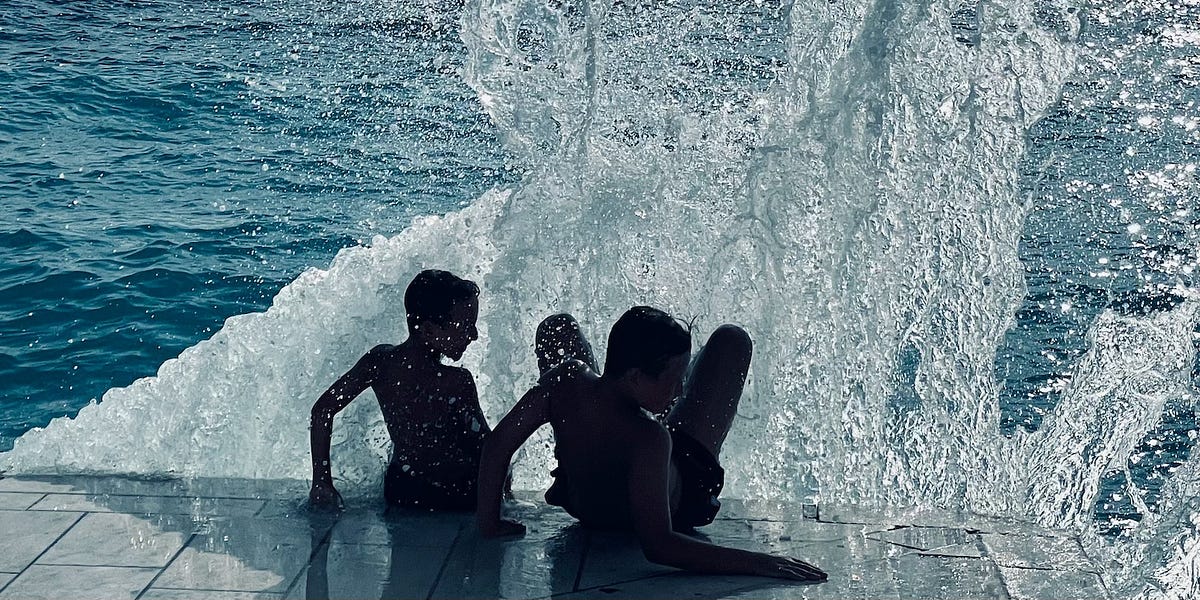 Wave Season, Did It Come Early? - by Denise Woodward