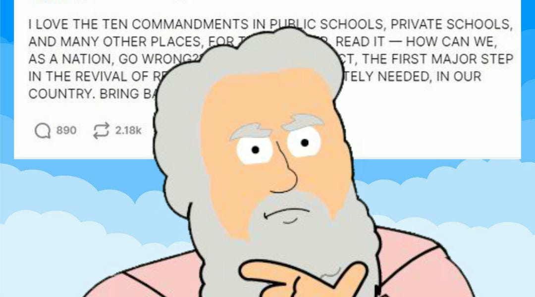 How Many Commandments Has Trump Broken? - Letters from God