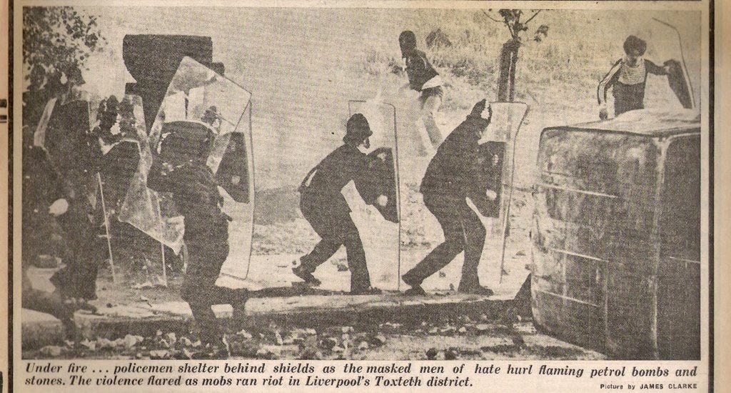 Toxteth, Liverpool, 1981 - by The Geopolitical Navigator