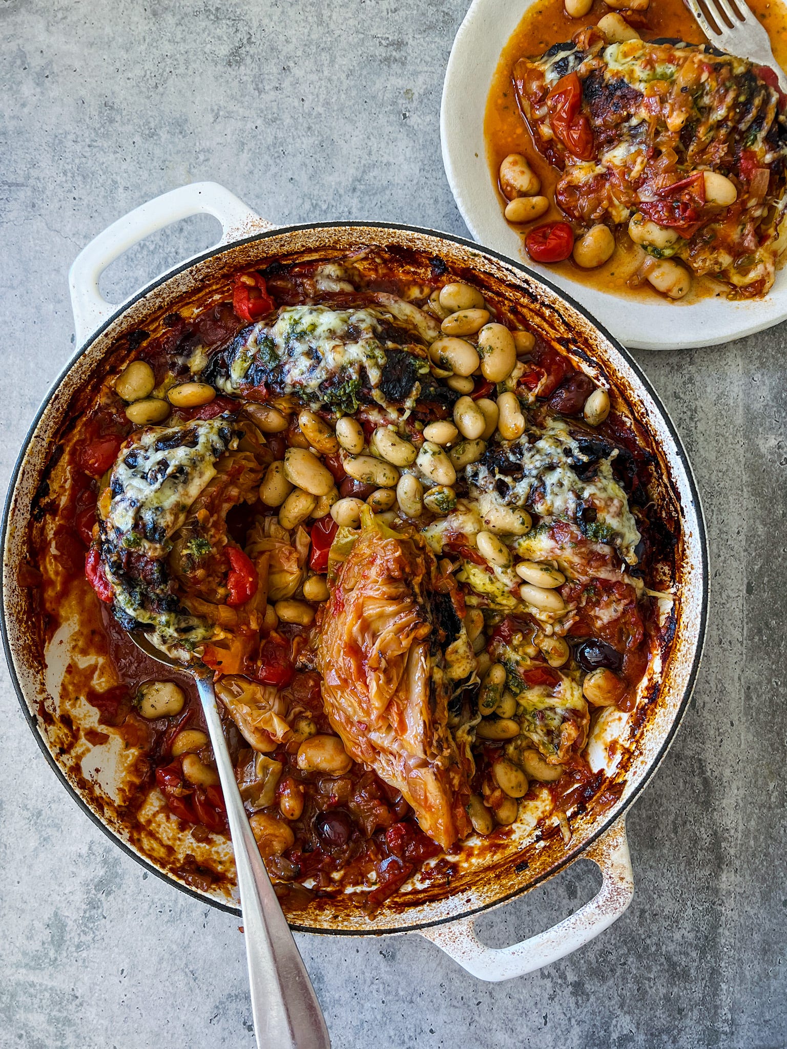 One-Pot Roast Cabbage Cacciatore - by Tom Walton