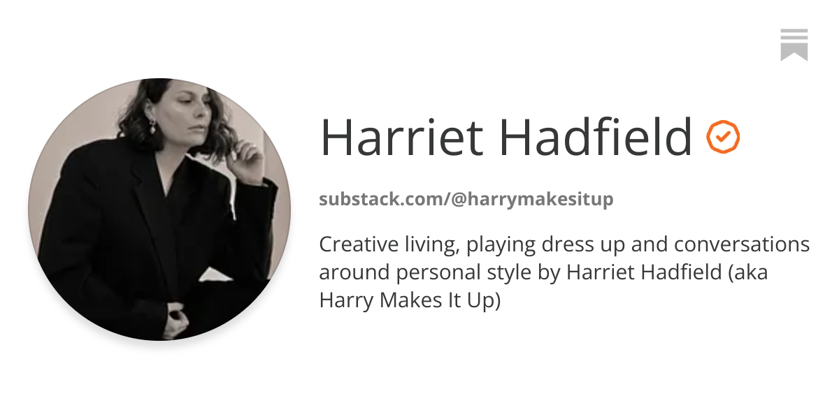 Harriet Hadfield | Substack