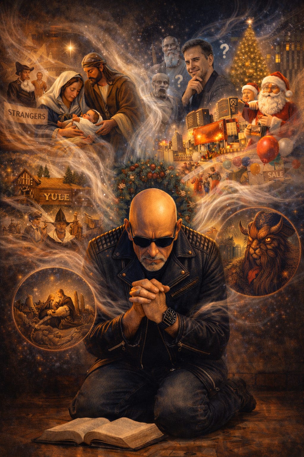 Take the Tinsel Off the Manger. - by Dr. Rockmore