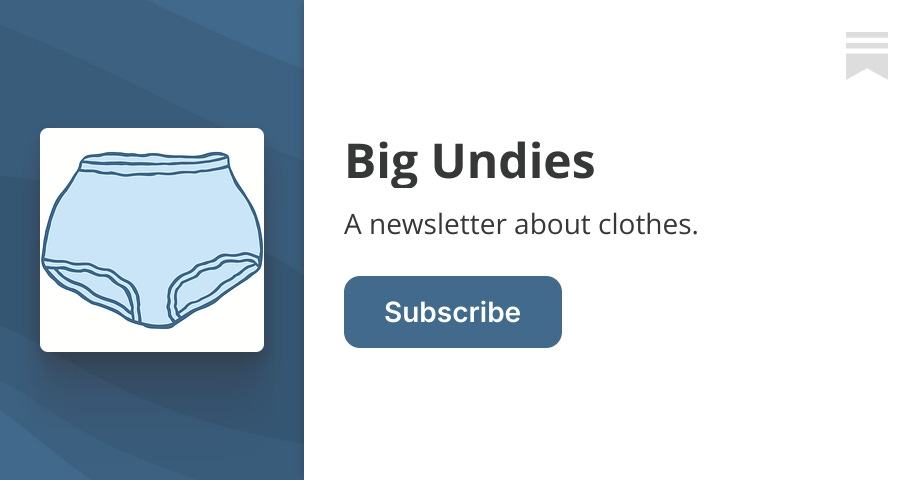 Big Undies | Corinne Fay | Substack