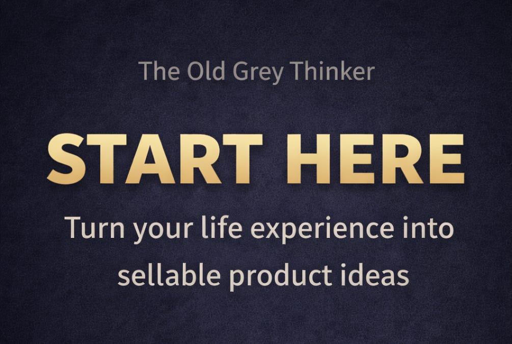 Start Here For Free - The Old Grey Thinker