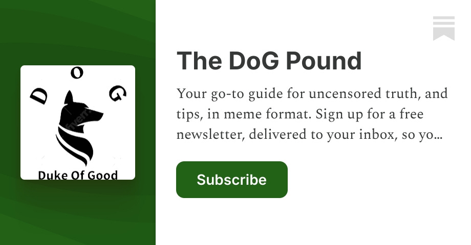 The DoG Pound | Substack