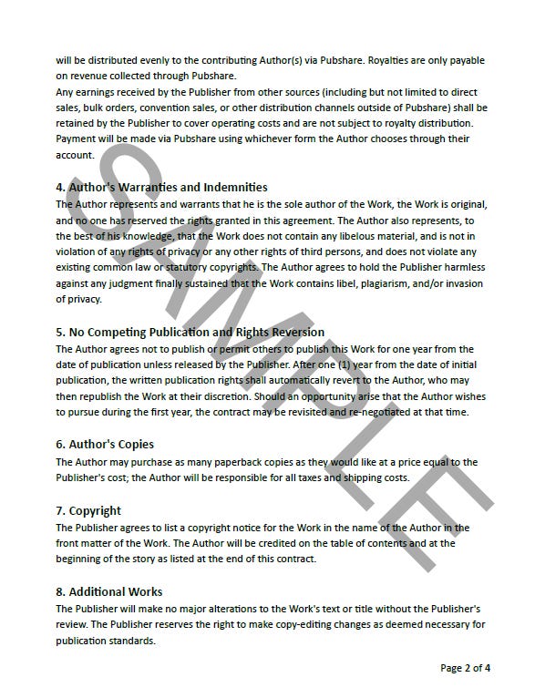 Opening the Books - Contracts - by James Krieger